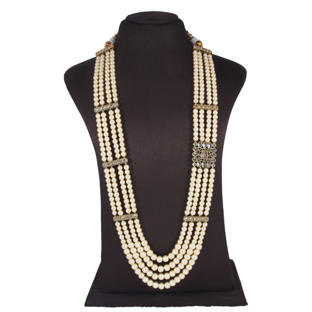 Dulha Mala Decorated With Crystal Ad Work