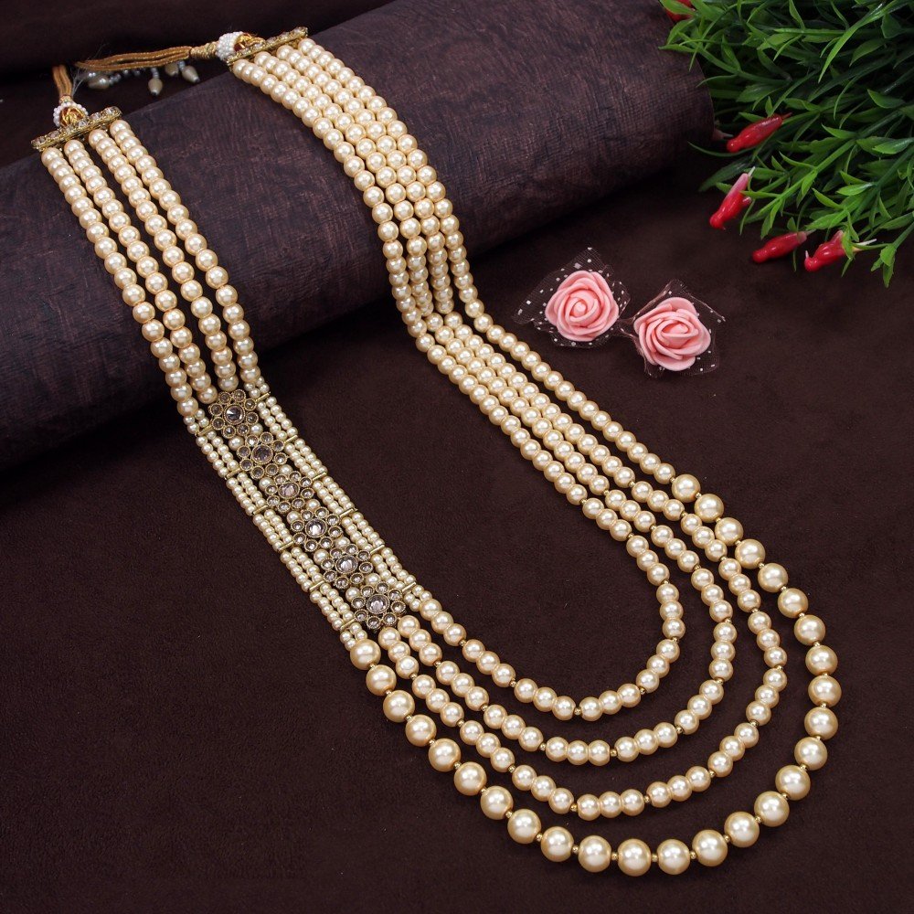 Dulha Mala Studded With Crystal Ad Work