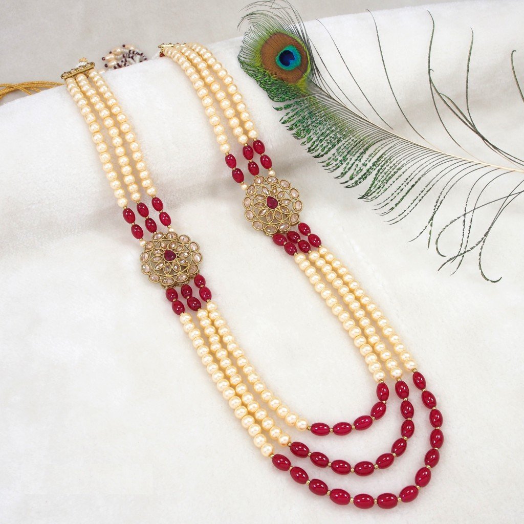 Dulha Mala Studded With Crystal Ad Work