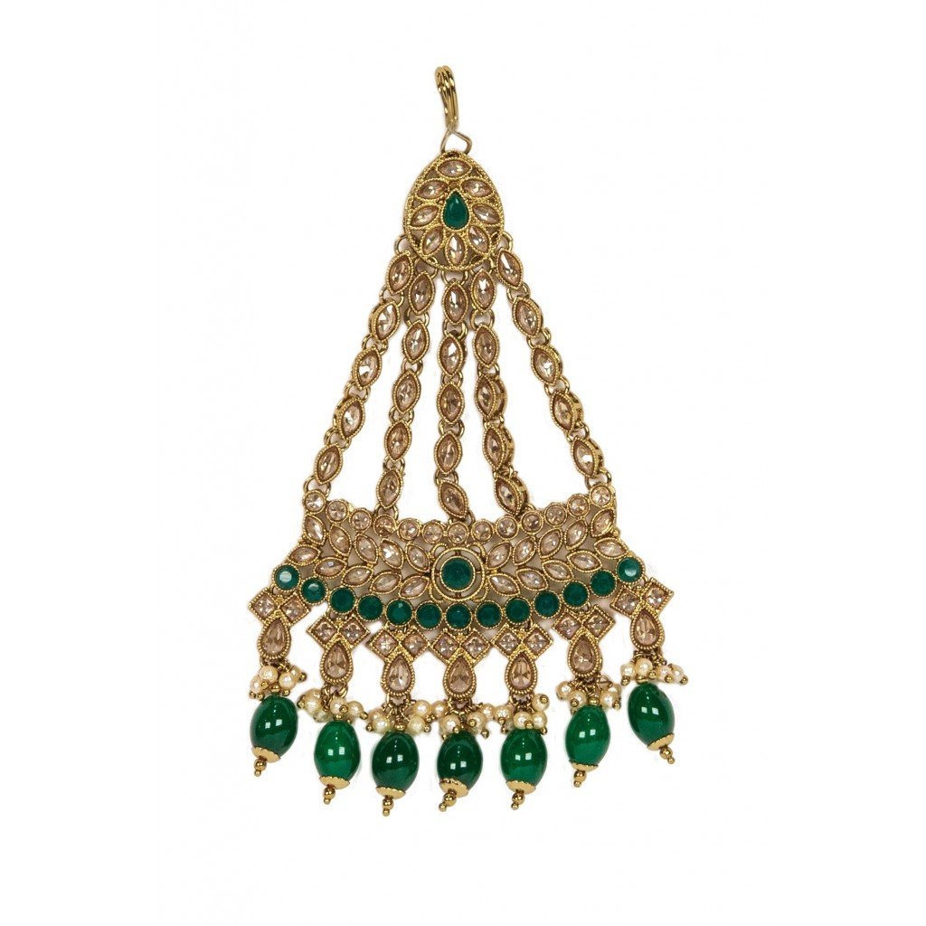 Polki Pasa Adorned With Crystal Ad