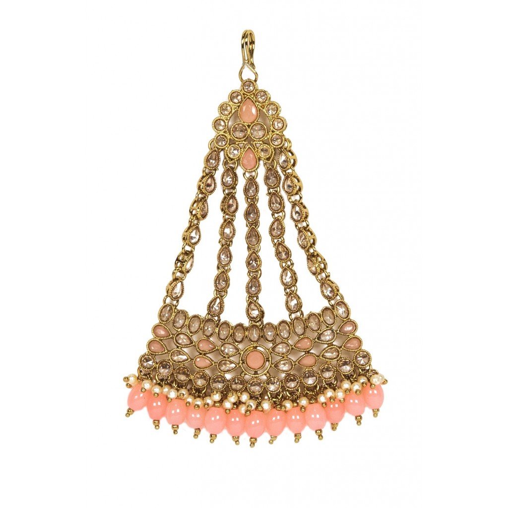 Polki Pasa Decorated With Crystal Ad
