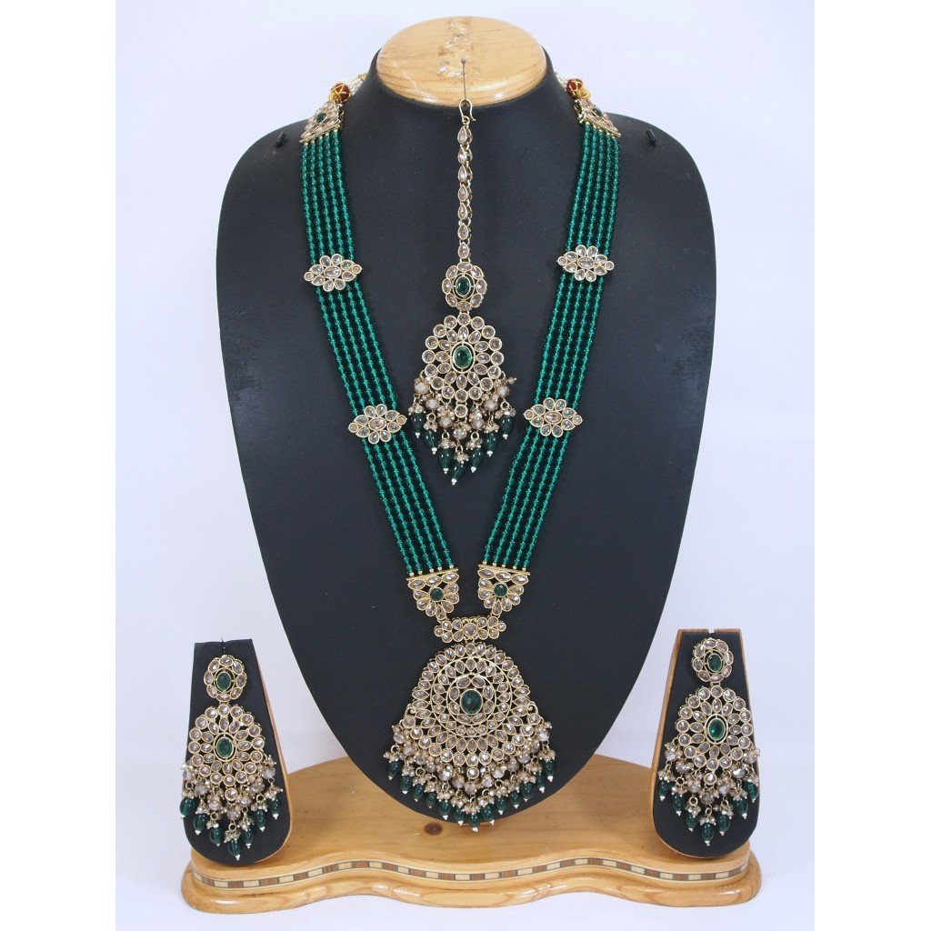 Traditional Worked Long Rani Haar Embellished With Crystal Ad Work